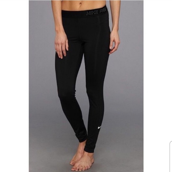 Nike | Pants & Jumpsuits | Nike Pro Dri Fit Black Black Skinny Leggings ...